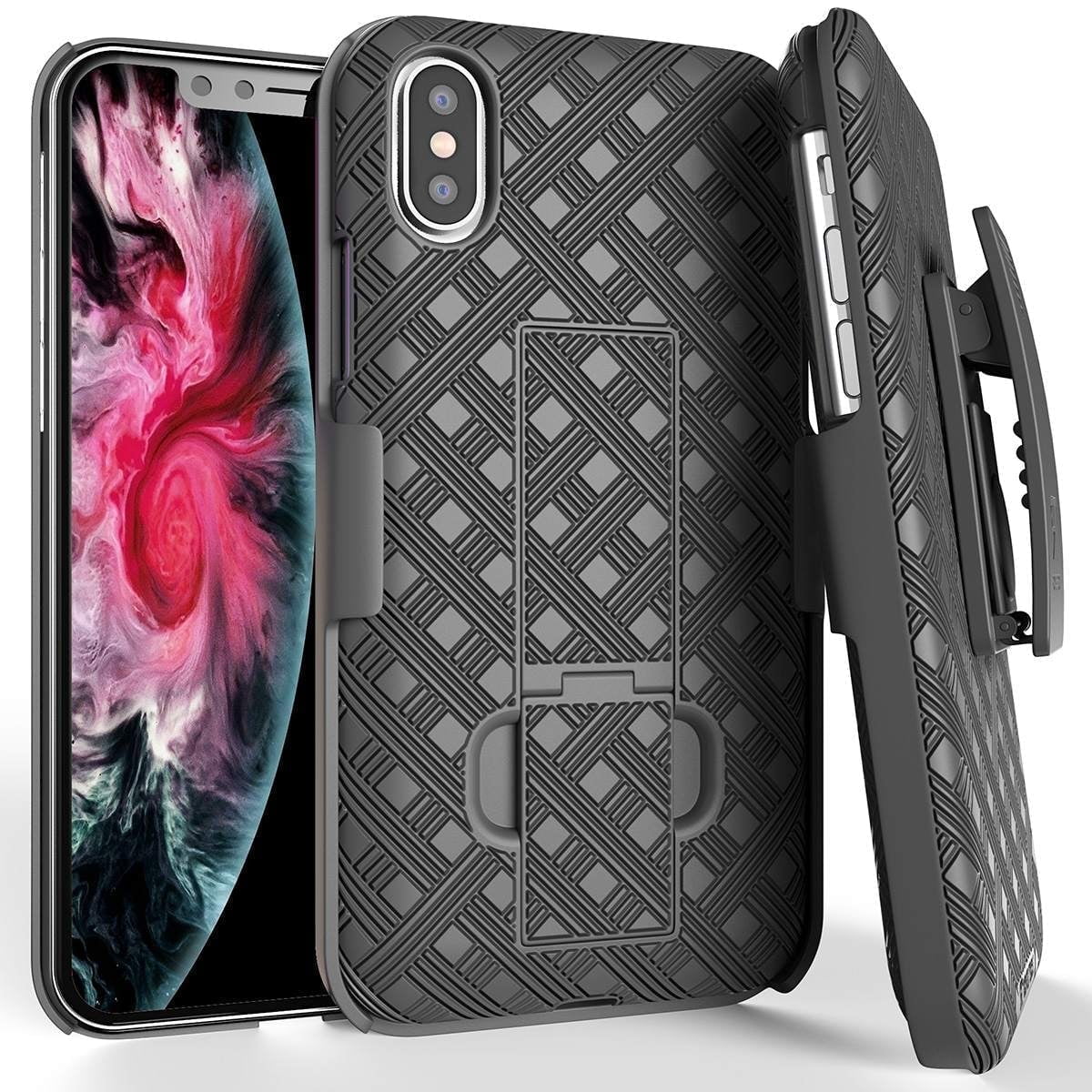 Apple iPhone Xs / iPhone X Shell Holster Combo Case - Walmart.com