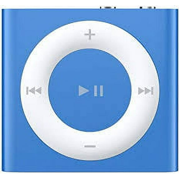 Apple iPod Shuffle 4th Gen 2GB MP3 Player, Dark Blue, Wearable Clip, 1 ...
