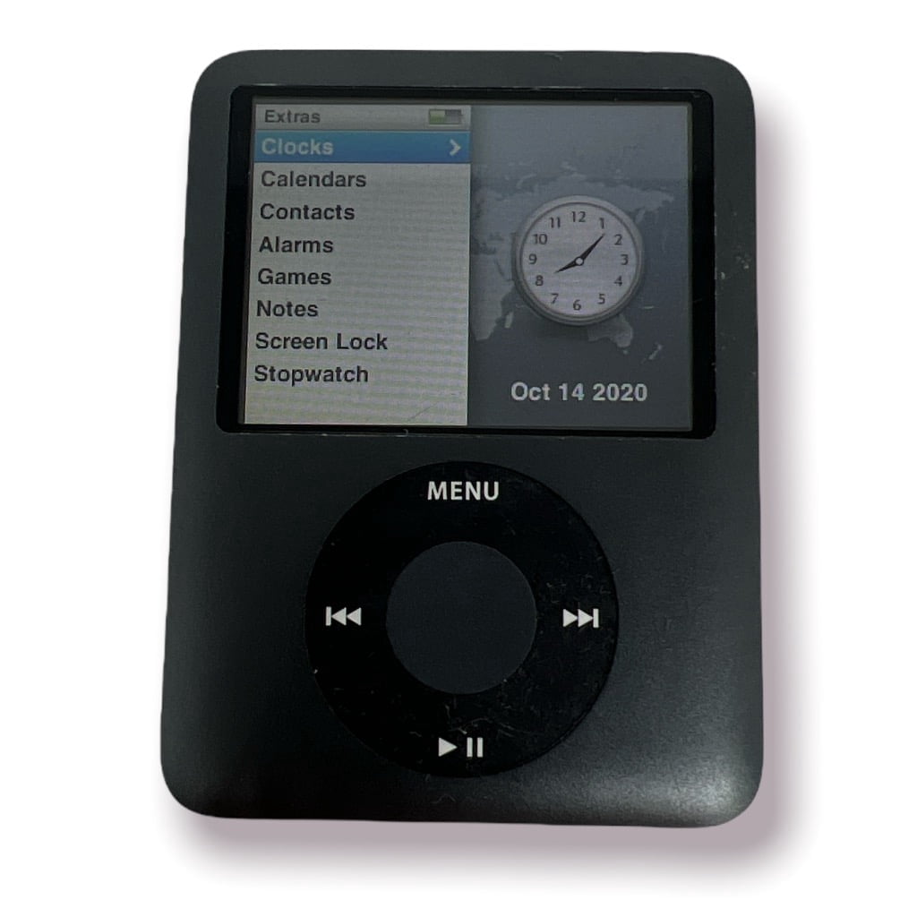 Pre-Owned Apple iPod Nano 3rd Gen 8GB Black, MP3 Player , Includes a ...