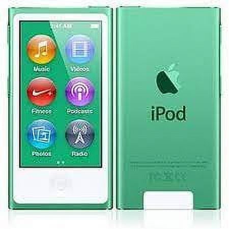 Pre-Owned Apple iPod Nano 7th Generation 16GB Green + 1 Year CPS Warranty Included! - Walmart.com