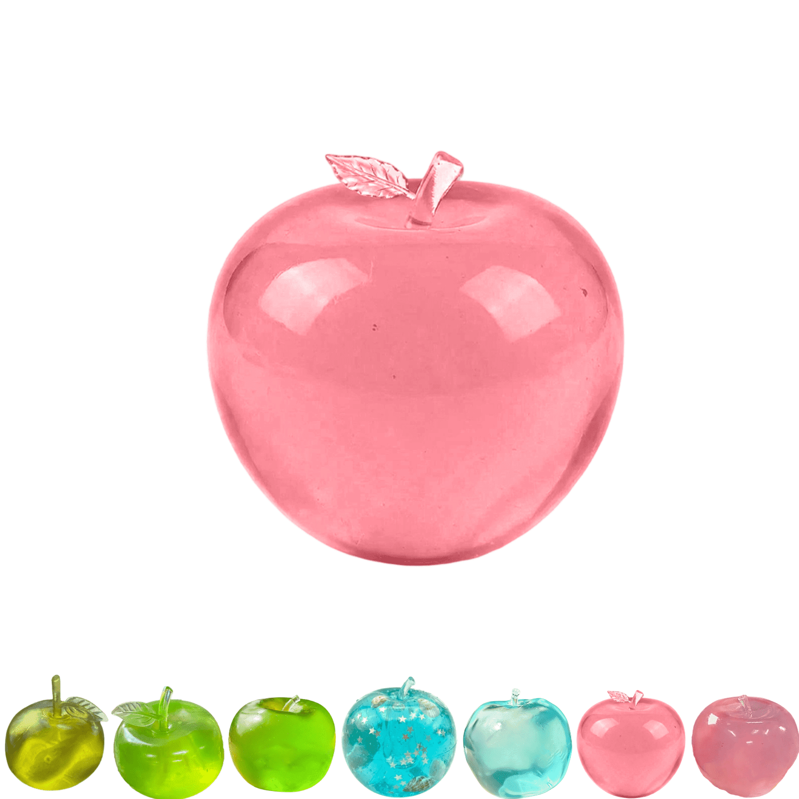 Apple-shaped Slow Rising Fruit Squish Blue Portable Design Squeeze Toys ...