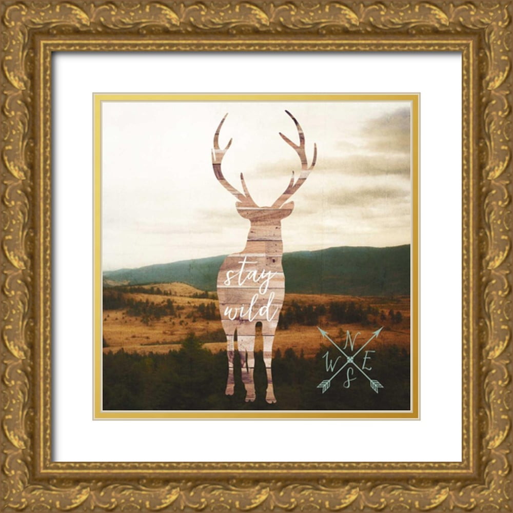 Appleman, Sam 12x12 Gold Ornate Wood Framed with Double Matting Museum ...