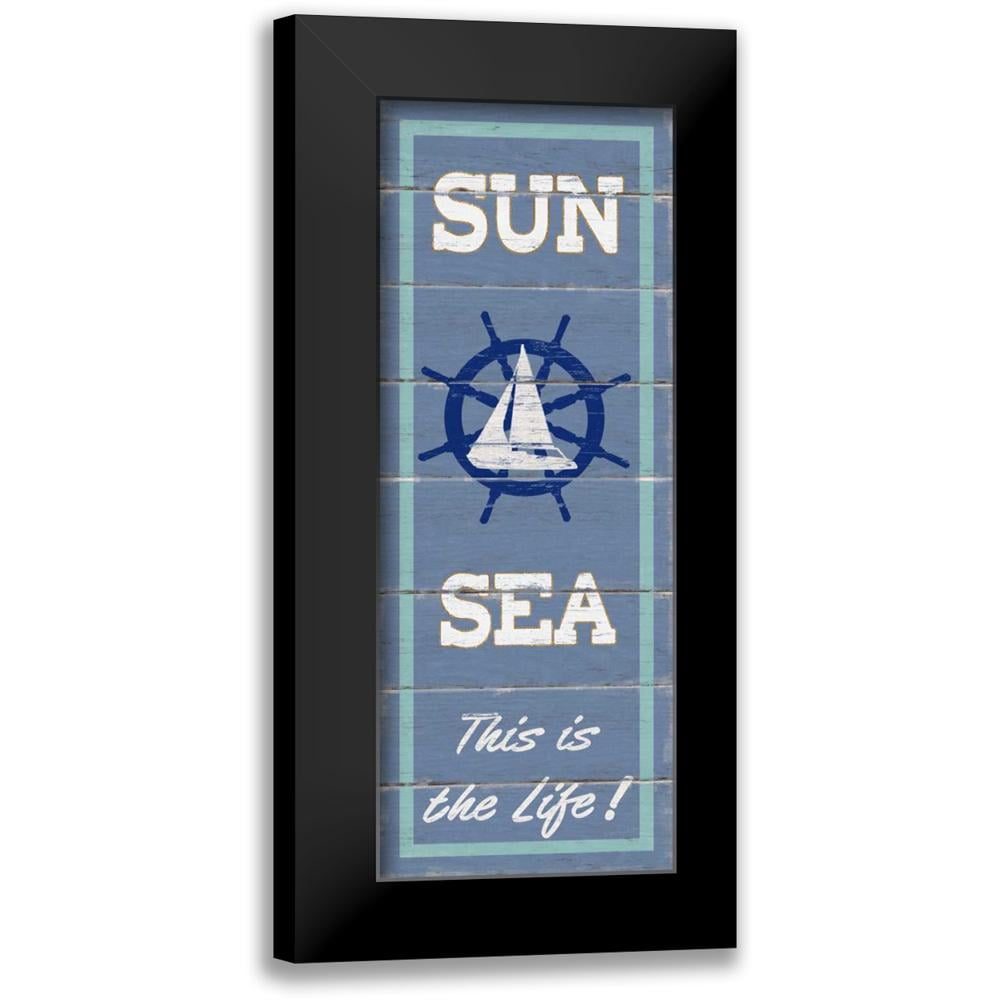 Appleman, Sam 12x24 Black Modern Framed Museum Art Print Titled - Sun ...