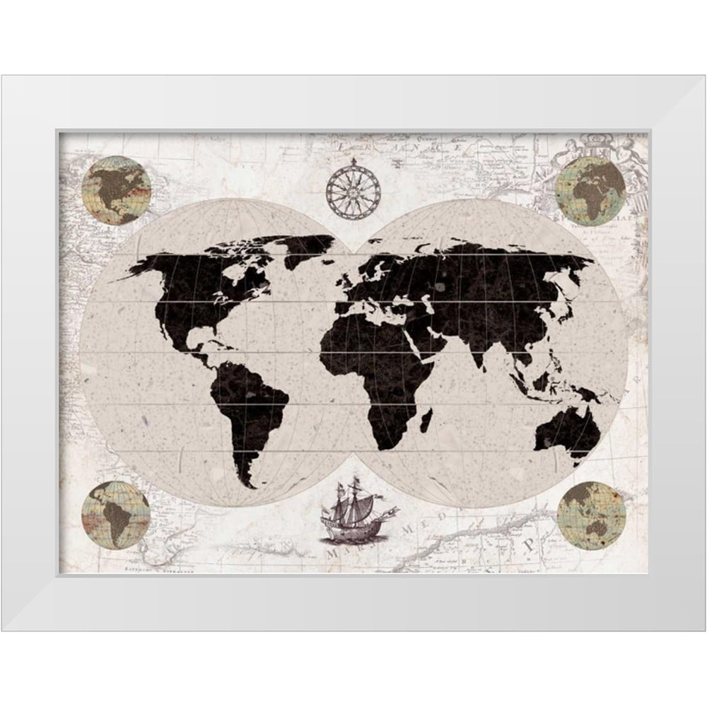 Appleman, Sam 18x14 White Modern Wood Framed Museum Art Print Titled ...