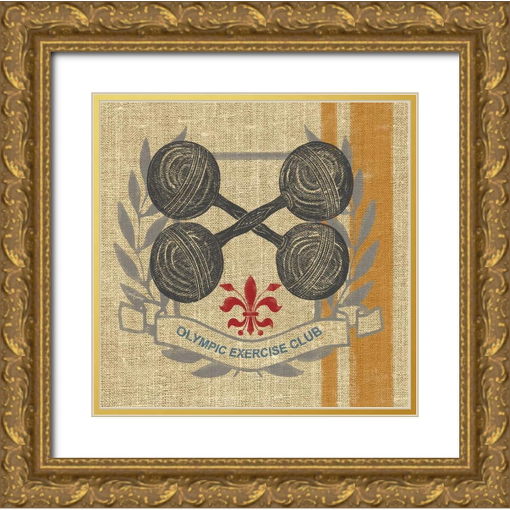 Appleman, Sam 26x26 Gold Ornate Wood Framed with Double Matting Museum ...