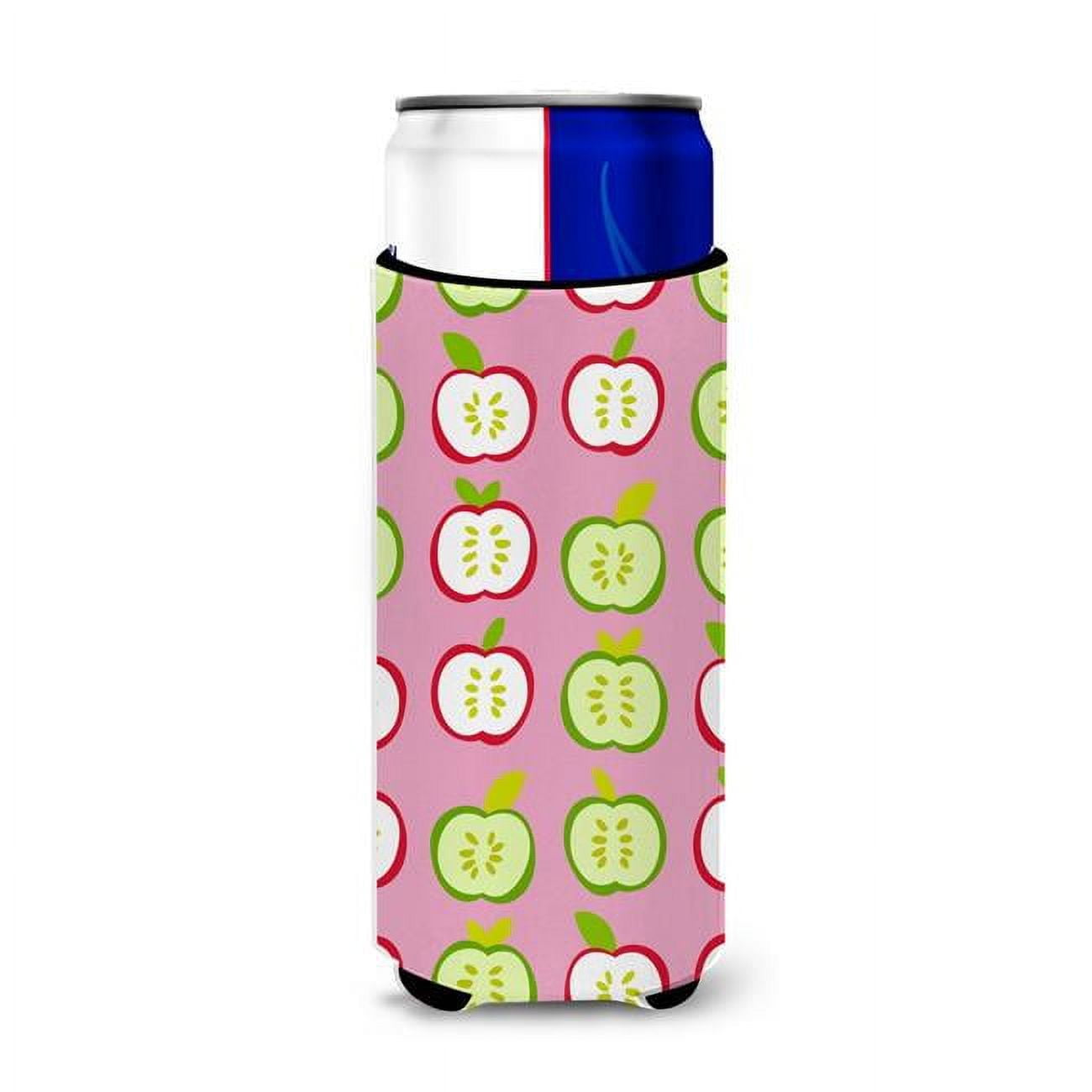 Apples on Pink Michelob Ultra Hugger for Slim Cans - Pink - Walmart.com