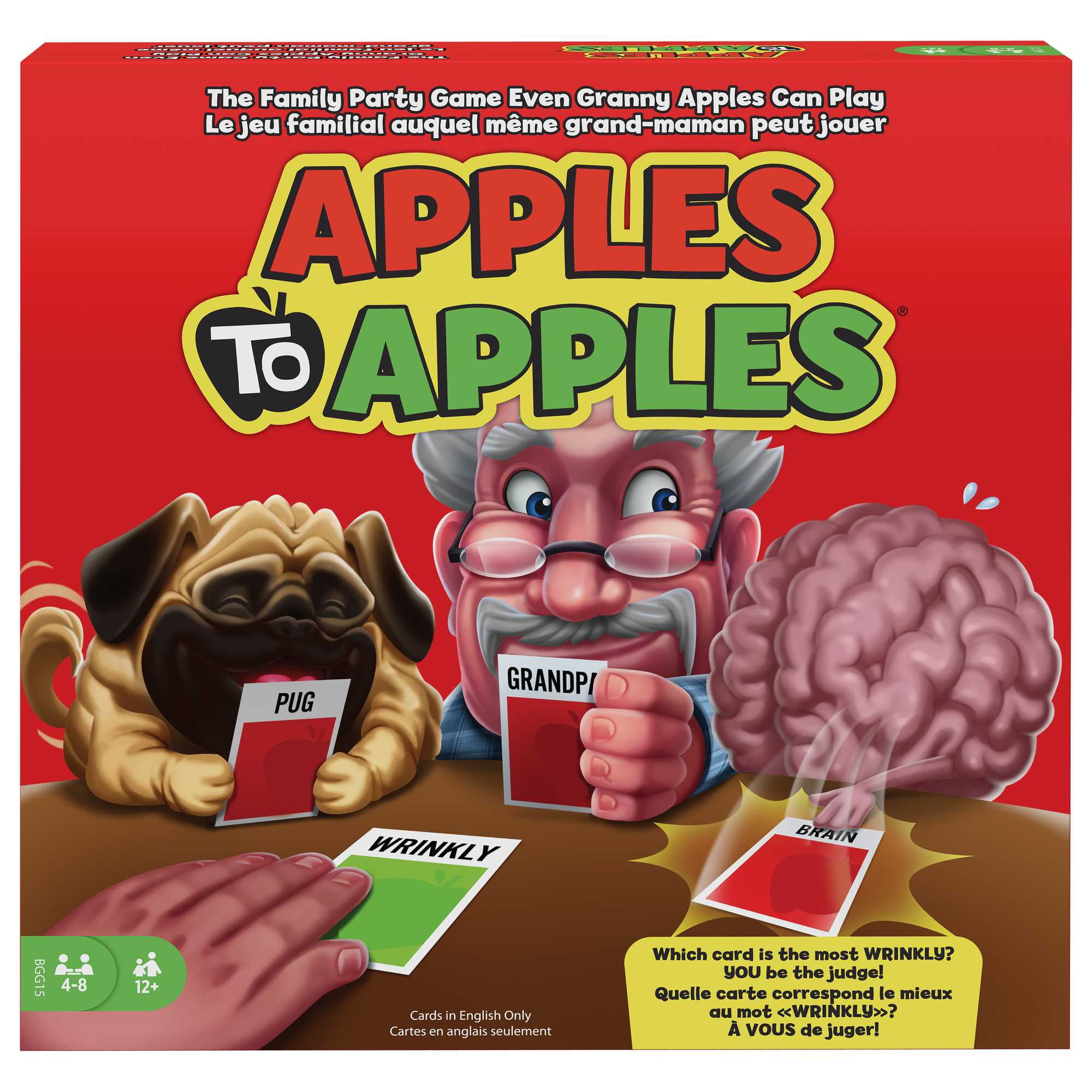 Apples to Apples Card Game for Adults and Kids, Family-Friendly Words ...