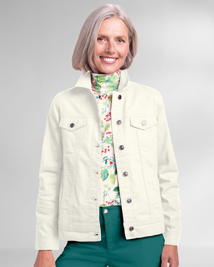 Appleseeds Womens Dreamflex Colored Jean Jacket - Walmart.com