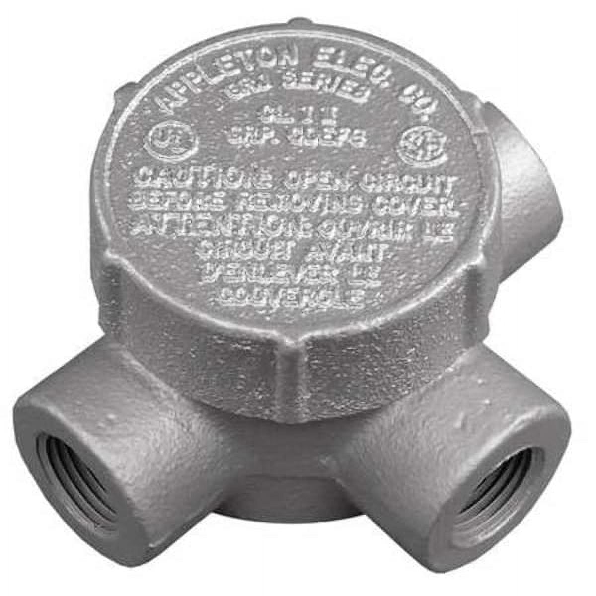 Appleton Electric Conduit Outlet Body,Iron,Trd Sz 1/2in GRJT50 ...