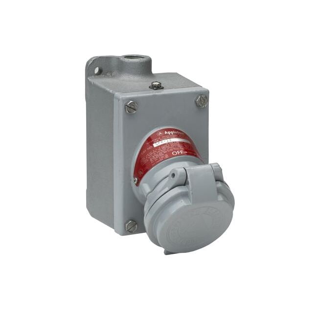 Appleton Electric Pin & Sleev Plug, 20A, 3P, 2W, Alum, 125/250V CPP516 ...