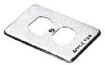 Appleton FSK-1DR, Cast Hub Device Box Cover, Single Gang Steel Cover, 1 ...