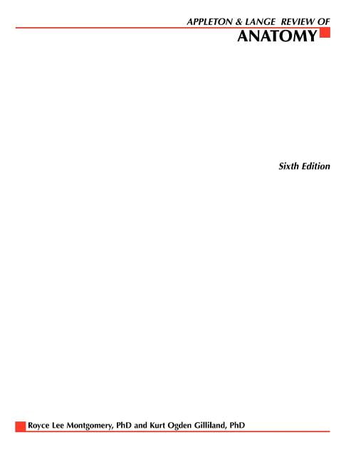Appleton & Lange's Review of Anatomy Appleton & Lange's Review of Anatomy, (Paperback) - Walmart.com