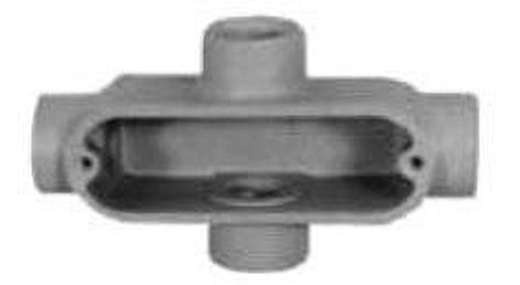 Appleton X-50A, 1/2"", Aluminum, Form 85, 4-Hub, Cross, X-Type, Conduit ...