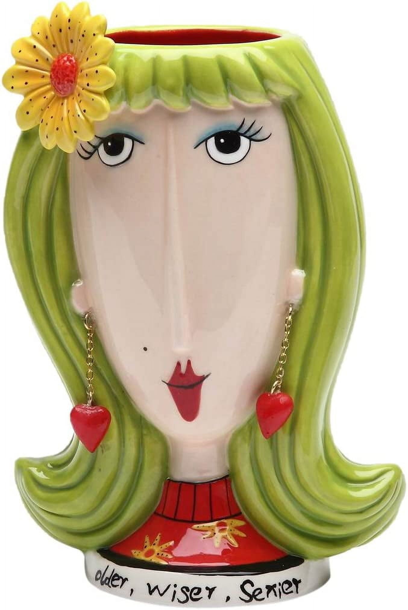 Appletree Design Daisy Lady Vase, 5-3/4-Inch Tall, Inscription Older ...