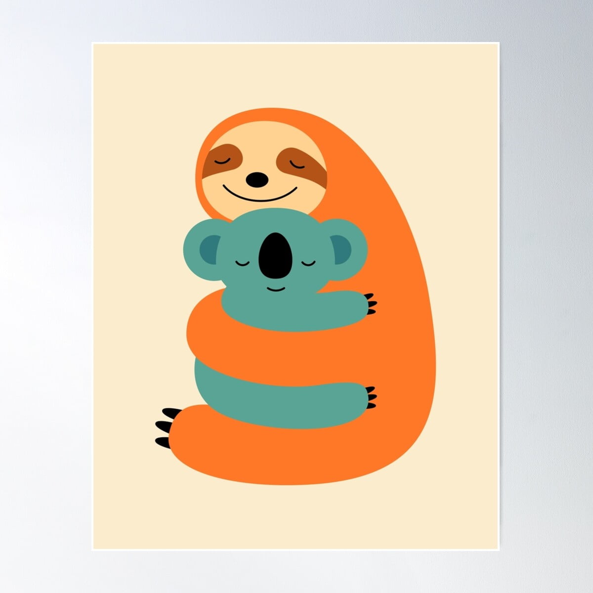 Stick Together Poster Wall Art, Modern Wall Decor For Living Room ...