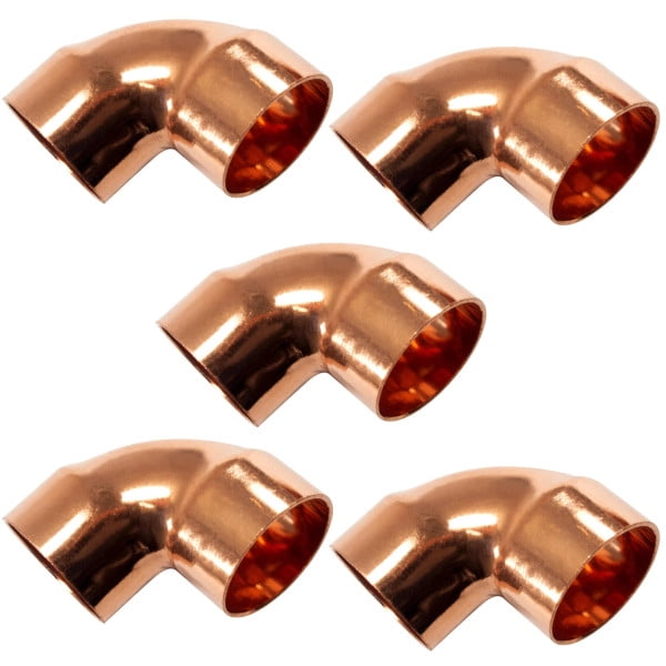 Appli Parts AP-C138B5 1-3/8 90 Degree Elbow Short Turn Copper pipe fittings CxC Sweat ...