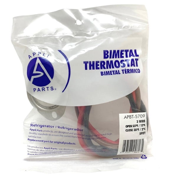 Appli Parts APBT-5709 Bimetal 3 Wire Fan and Defrost Termination Delay ...