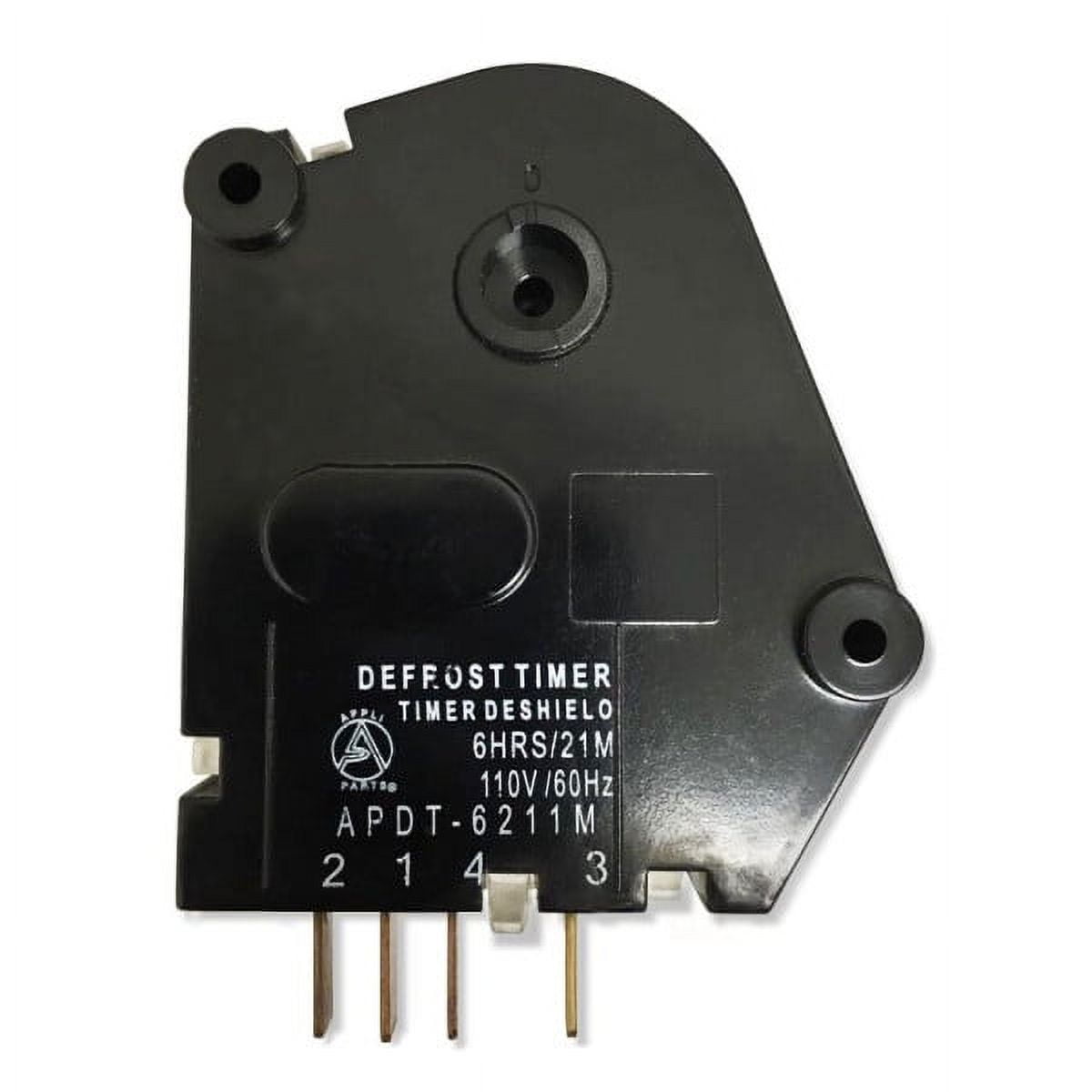 Appli Parts APDT-6211M 6 hr, 21 min, 110 V, 60 Hz, Defrost Timer Pin ...