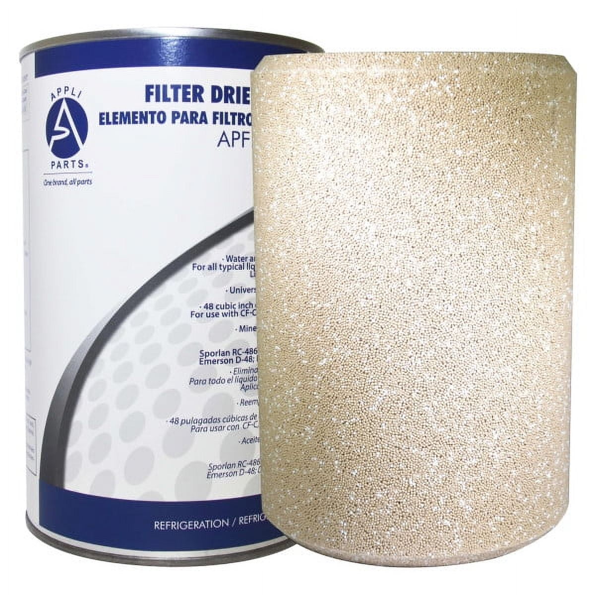 Appli Parts APFD-D48 Filter Drier Core Acid and Moisture Removal Liquid ...