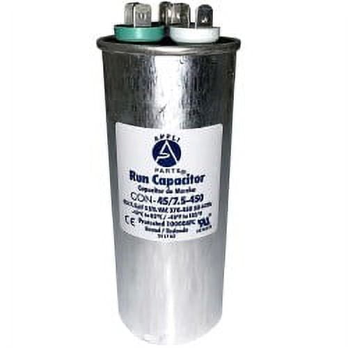 Appli Parts Dual Run Capacitor 45 + 7.5 Mfd uF (microfarads) 370 VAC or ...