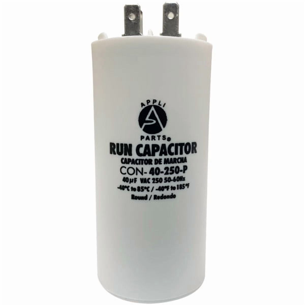 Appli Parts Run Capacitor for electric motors 40 Mfd uF (microfarads ...