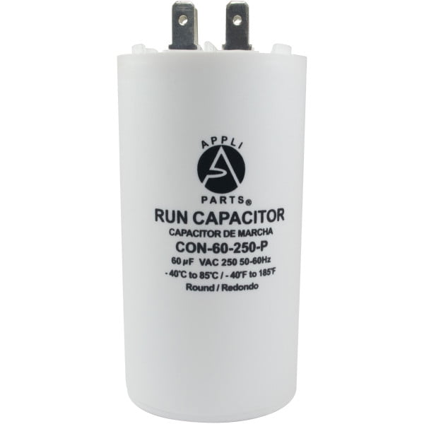 Appli Parts Run Capacitor for electric motors 60 Mfd uF (microfarads ...
