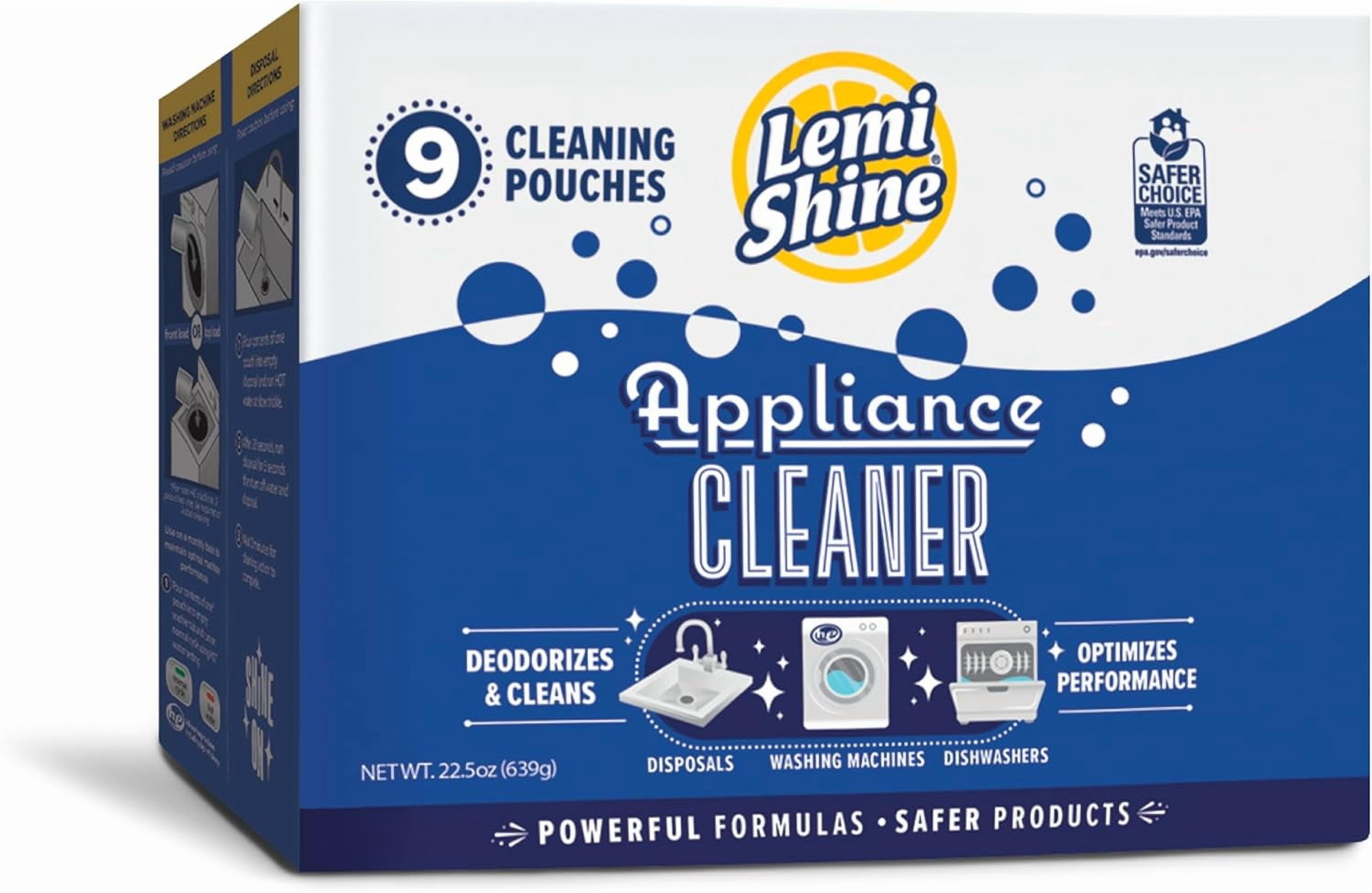 Appliance Cleaner & Deodorizer - Dishwasher, Washing Machine, and ...