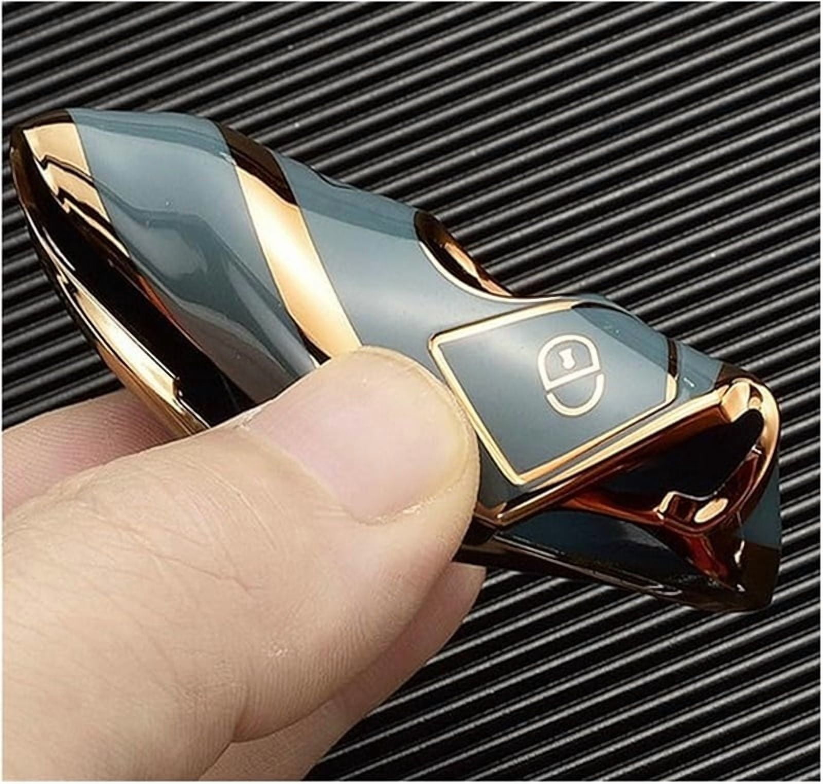 Applicable to jfqm Car Key Case Cover Shell Fit for Mercedes Benz A B C ...