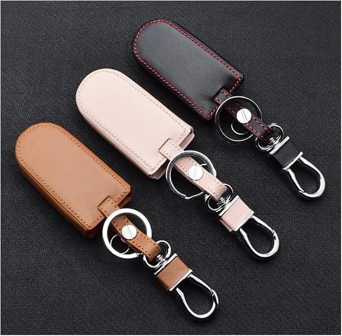 Applicable to jfqm Leather Car Key Case Fit for Toyota Passo Fit for ...