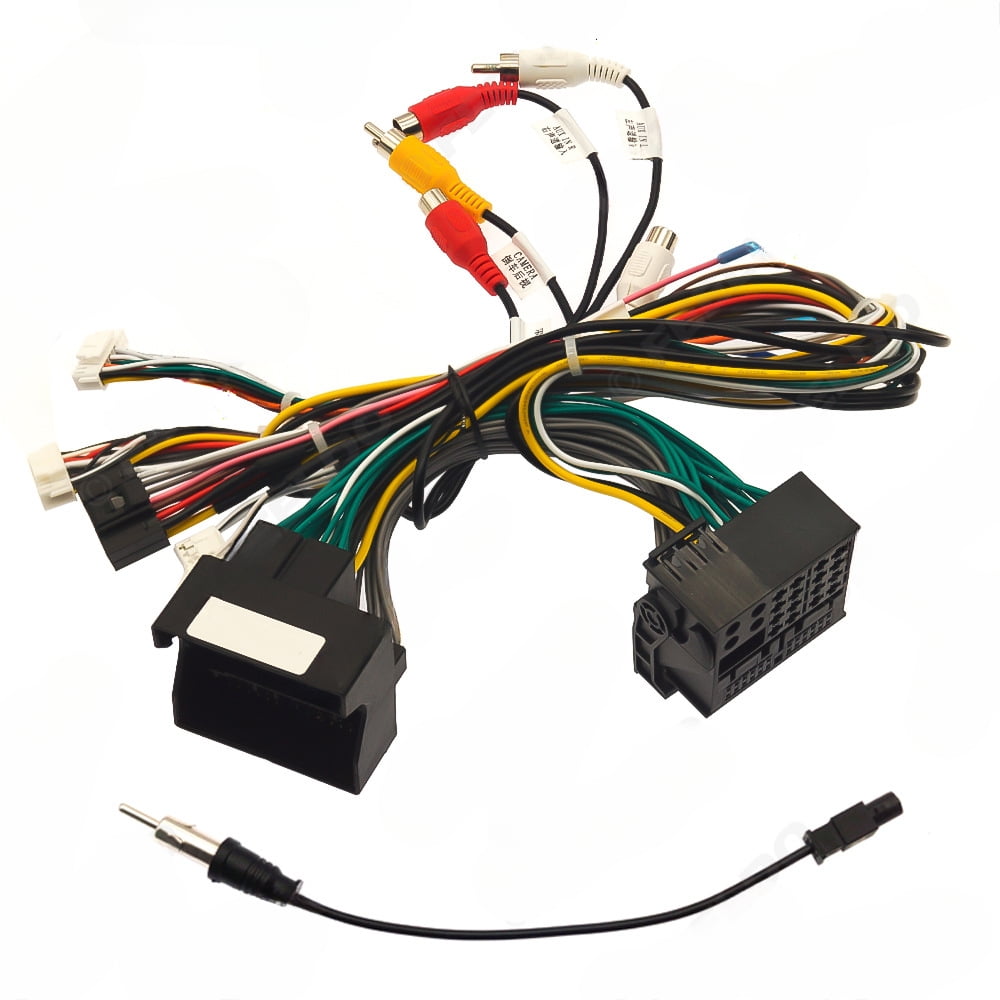 Applicable to 07-12 BMW X5 modified wiring harness Android large screen ...
