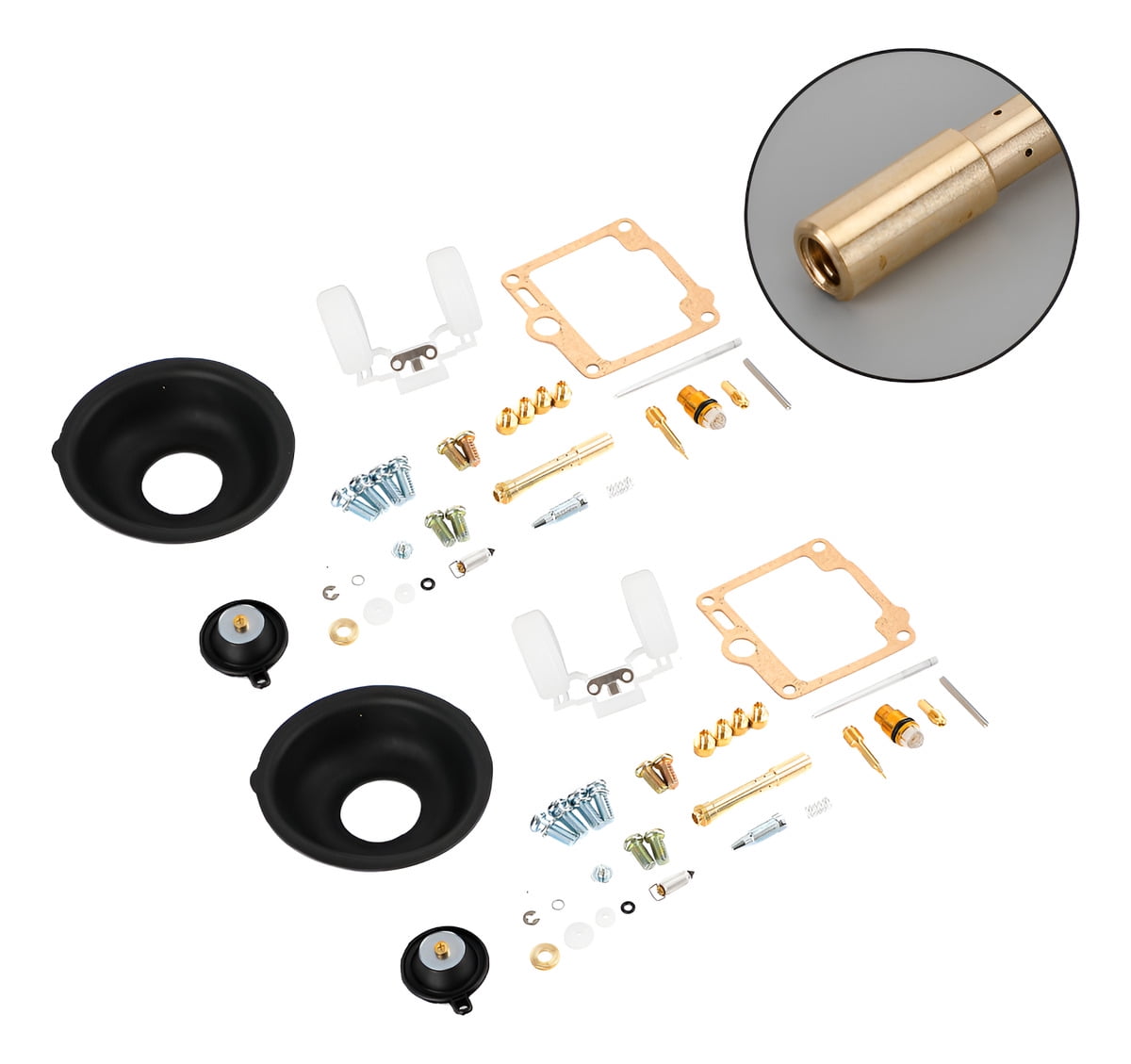 2 Carburetor Repair Kit for Yamaha Virago XV750 1988-199 - Walmart.com