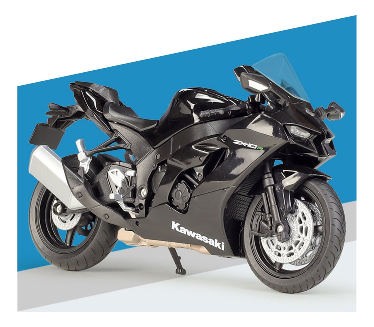 Applicable to 2021 Kawasaki Ninja Zx-10r Green Miniature Metal ...