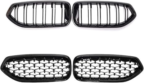 Applicable to 51138091295 51138091296 Front Kidney Grille Double Slats ...