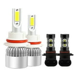 Applicable to 9007 9145 White LED Headlight Kit High/Low Beam For Ford ...