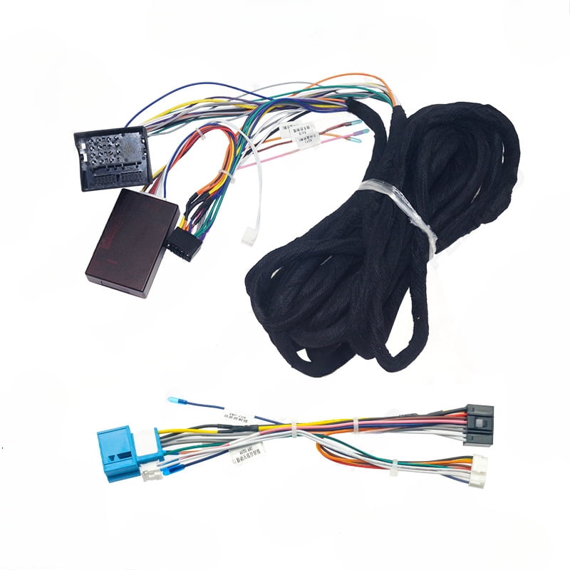 Applicable to BMW E39/E46E53 modification line Android large screen navigation 16P power cord 6 ...