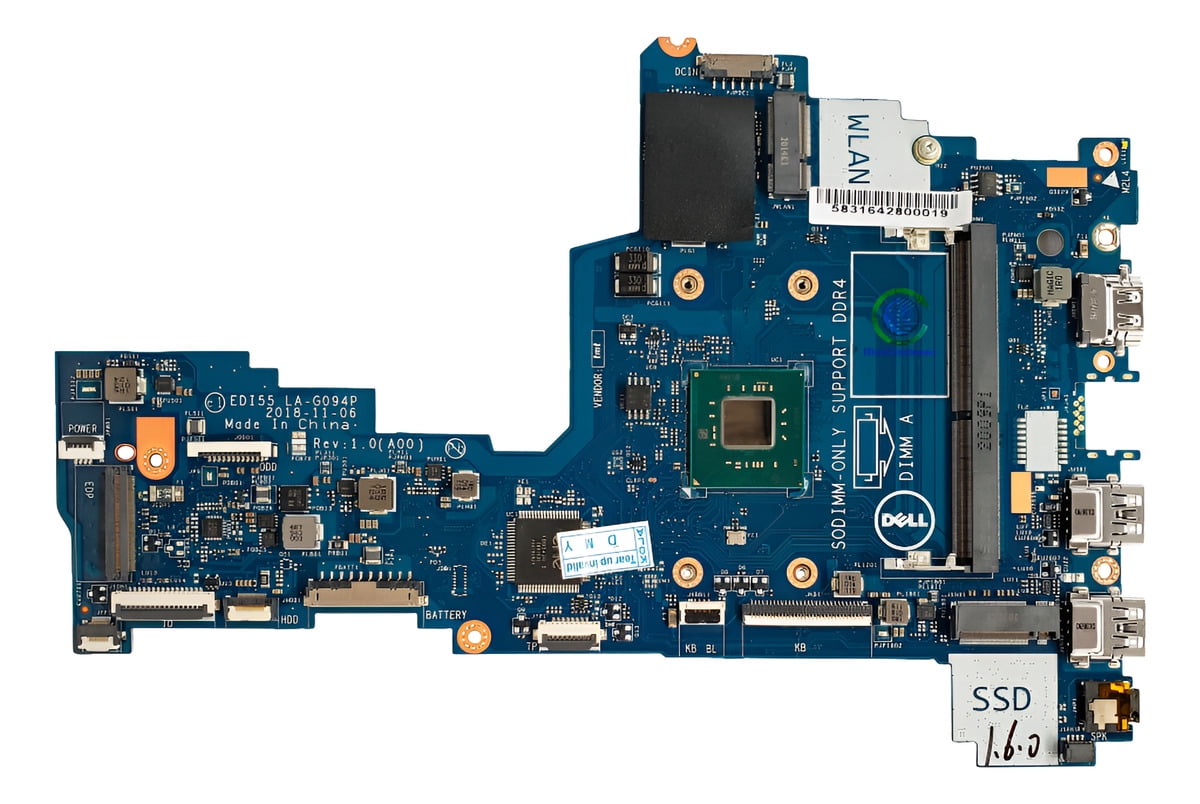 Applicable to Dell Inspiron 3582 3482 La-g094p 0887w5 Intel Blue Motherboard - Walmart.com
