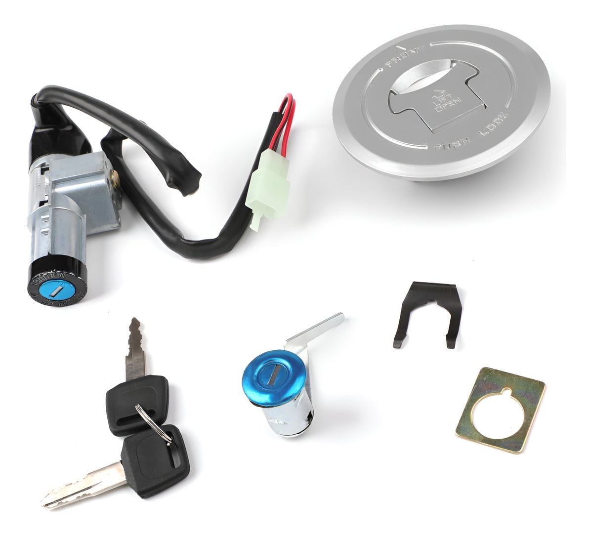 Ignition Switch, Gas Fuel Cap Kit - Walmart.com