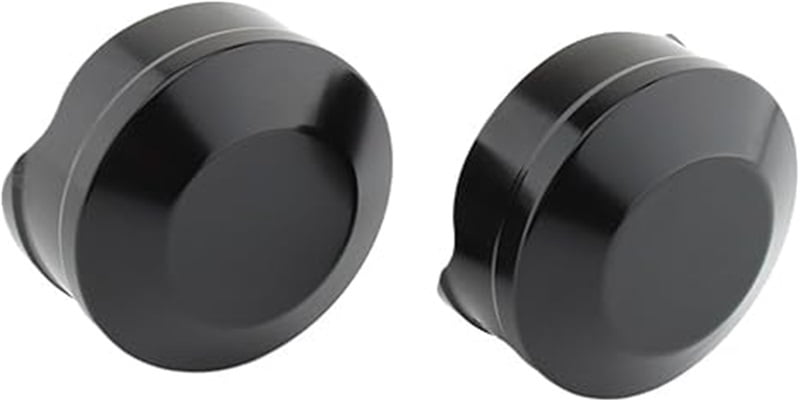 Applicable to Motorcycle Upper Fork Stem Nut Cover Cap Black for Harley ...