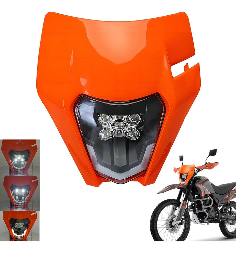 Applicable to Orange Led Headlight Housing for Ktm Exc Mx Xc Motorcycle ...