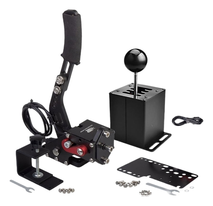 Applicable to PC Racing Game, USB Handbrake and 7-Speed H Transmission ...