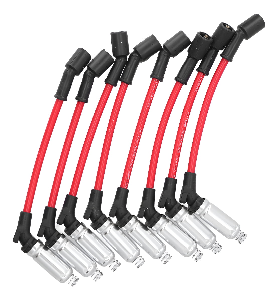 Applicable to Set of 8 High Performance Spark Plug Ignition Cables ...
