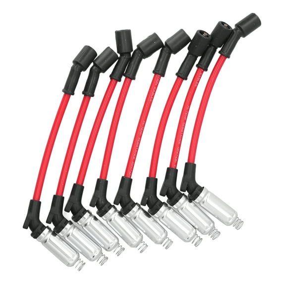 Applicable to Set of 8 High Performance Spark Plug Ignition Cables ...