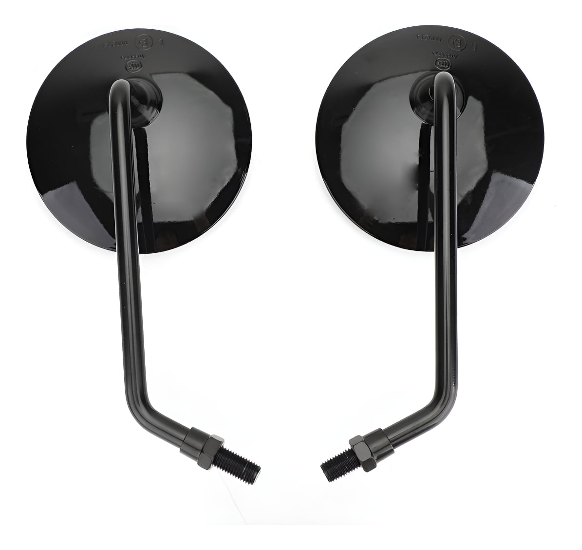 Applicable to Yy Adjustable Scooter Pair of Round Rearview Mirrors ...