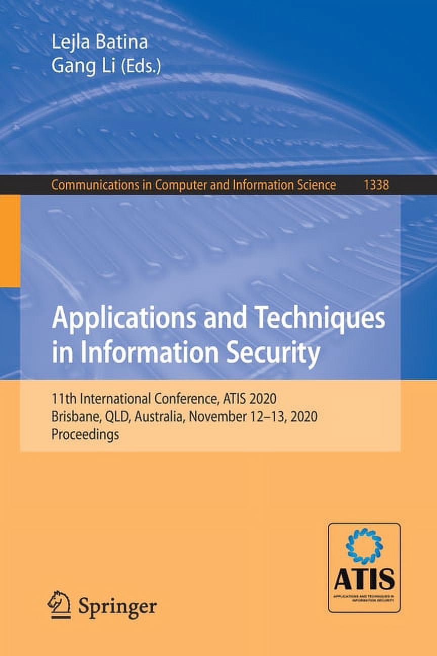 Communications in Computer and Informati Applications and Techniques in ...