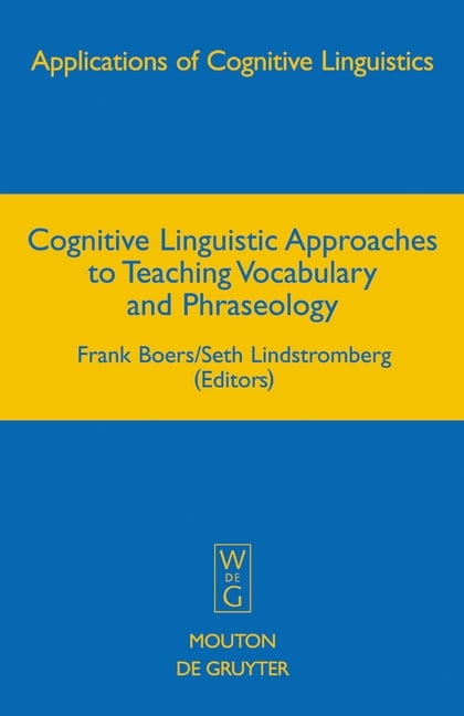 Applications of Cognitive Linguistics [A Cognitive Linguistic ...