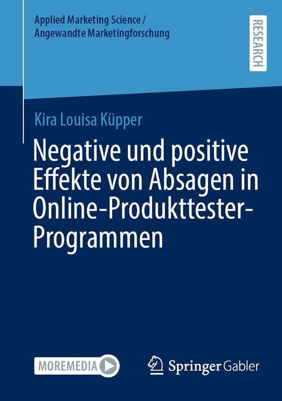 Applied Marketing Science / Angewandte M Negative Und Positive Effekte ...