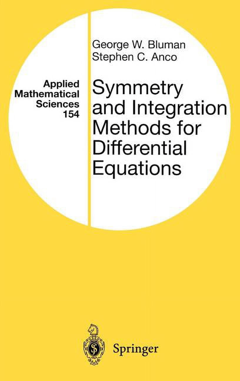 Applied Mathematical Sciences Symmetry And Integration Methods For