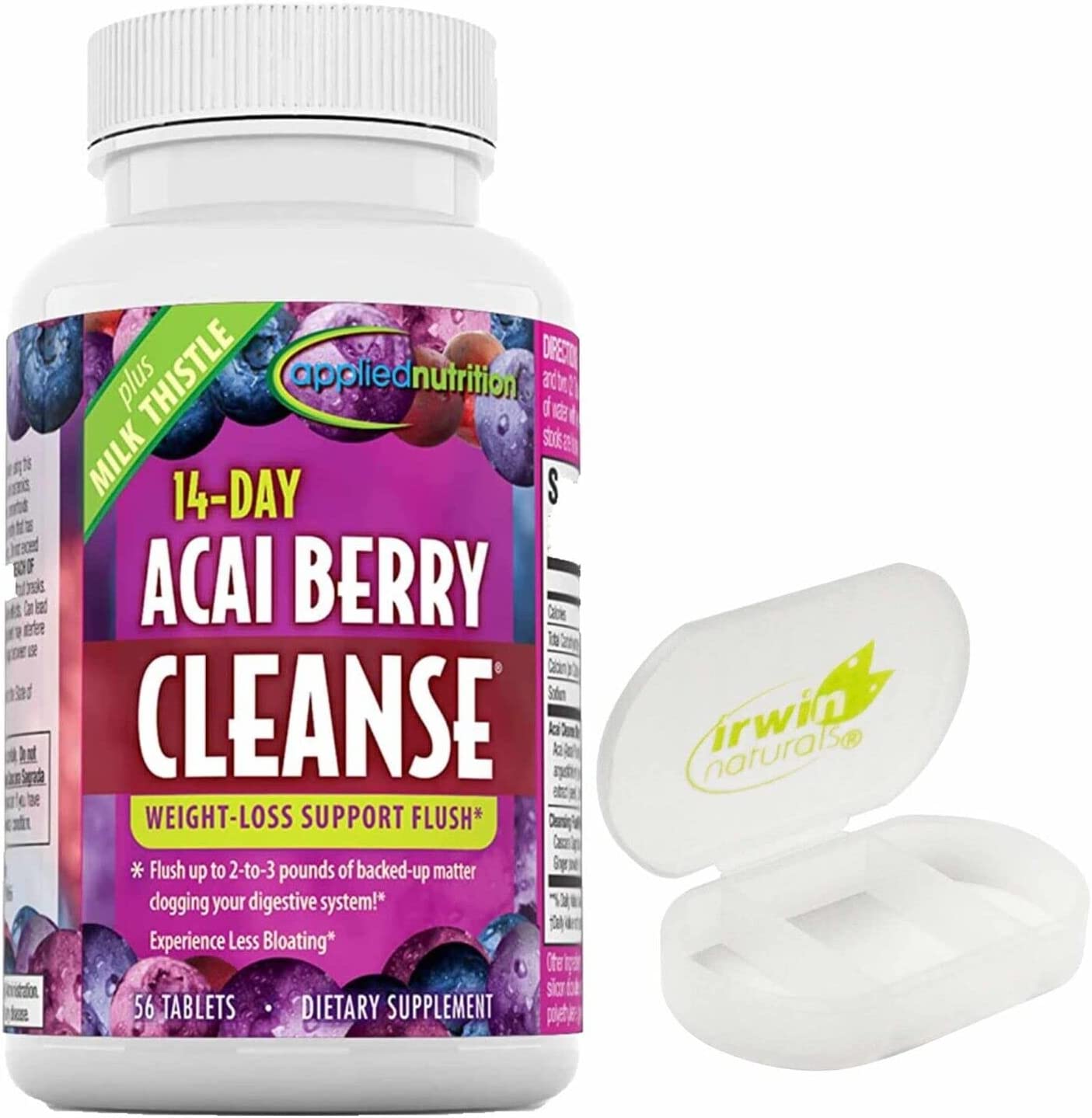 Applied Nutrition 14 Day Acai Berry Cleanse Tablets, 56 Ct - Walmart.com