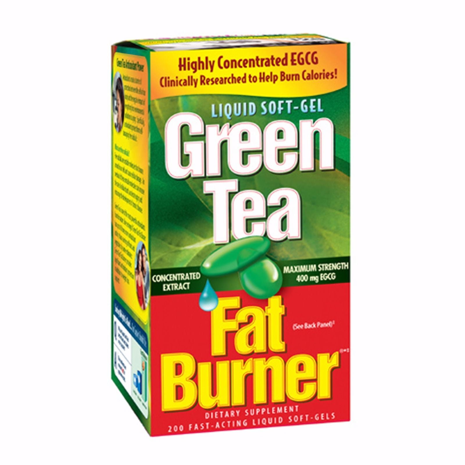 Clinically Researched Green Tea Fat Burner, Diet Supplement, 200 Max ...
