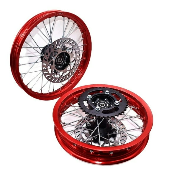 Applies to 1.40-14 inch Front 1.85-12 inch Rear Rims Alloy Wheel ...